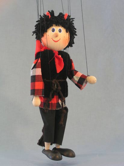 Чёрт марионетка деревянная купить на сайте dolls-puppets.com , MA266 ...
