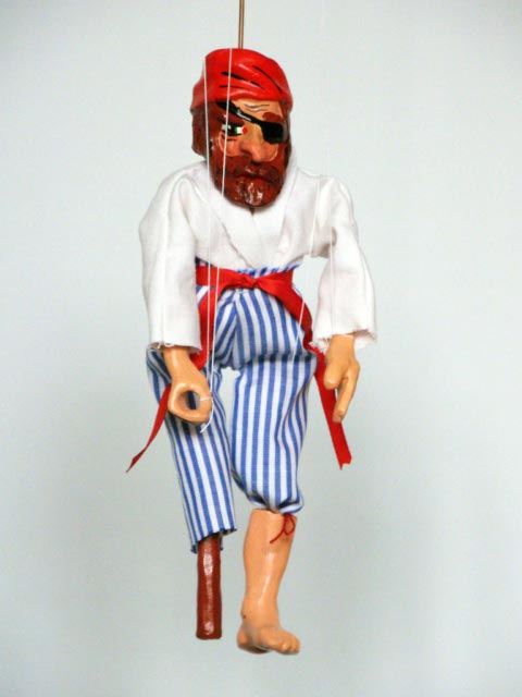 Пират марионетка классическая купить на сайте dolls-puppets.com , МК033 ...